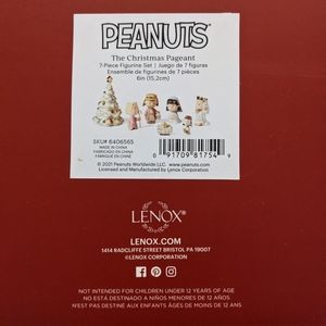 Lenox | Holiday | Lenox Peanuts Nativity Christmas Pageant Set Snoopy ...